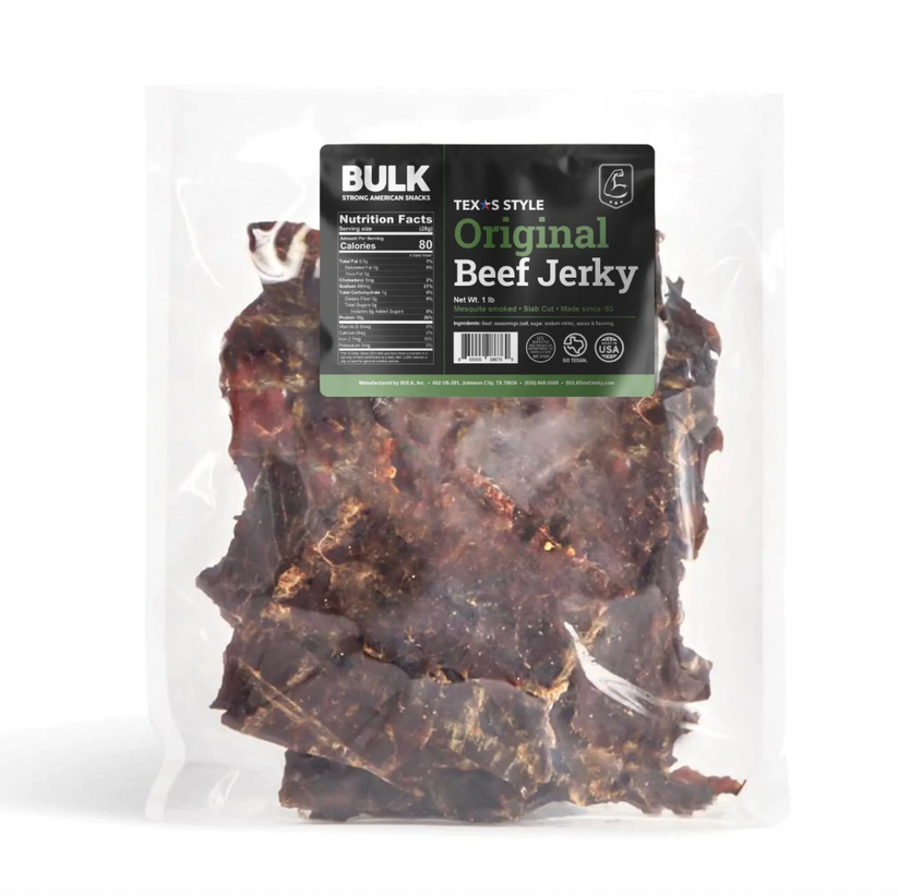 Texas Style Original – Bulk Jerky - Strong American Snacks
